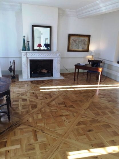 Reclaimed solid old oak parquet – French Versailles Parquet Floors