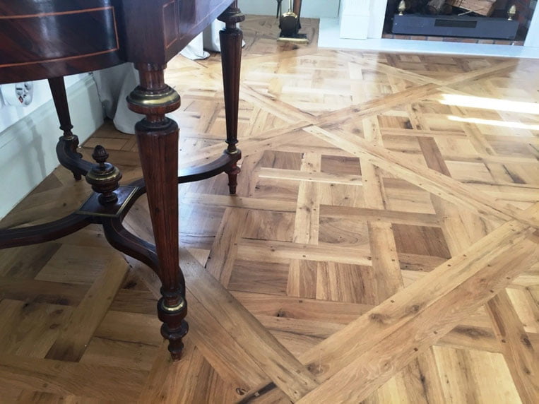 Reclaimed solid old oak parquet – French Versailles Parquet Floors